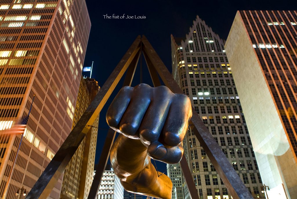 photo of detroit joe louis fist – JWhite Photo